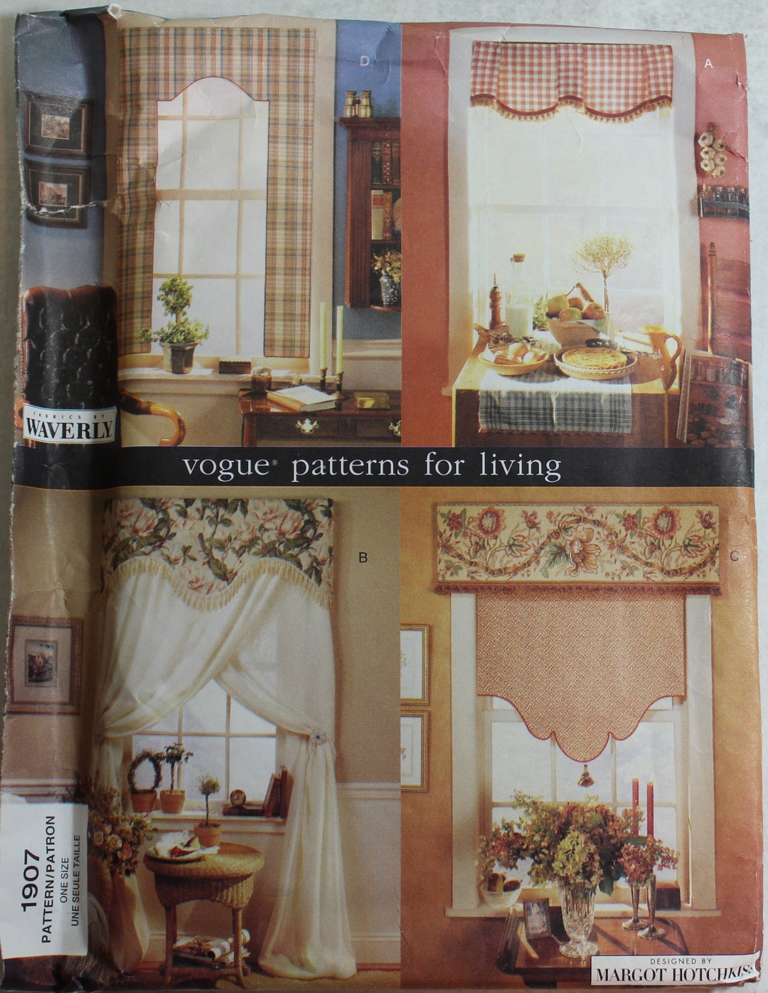 UNCUT Vogue Sewing Pattern - 1907 - One Size - Uncut Sewing Pattern ...