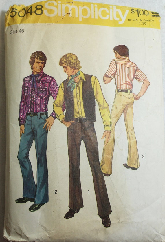 CUT Simplicity Sewing Pattern 5048 Size 46 Men's - Etsy