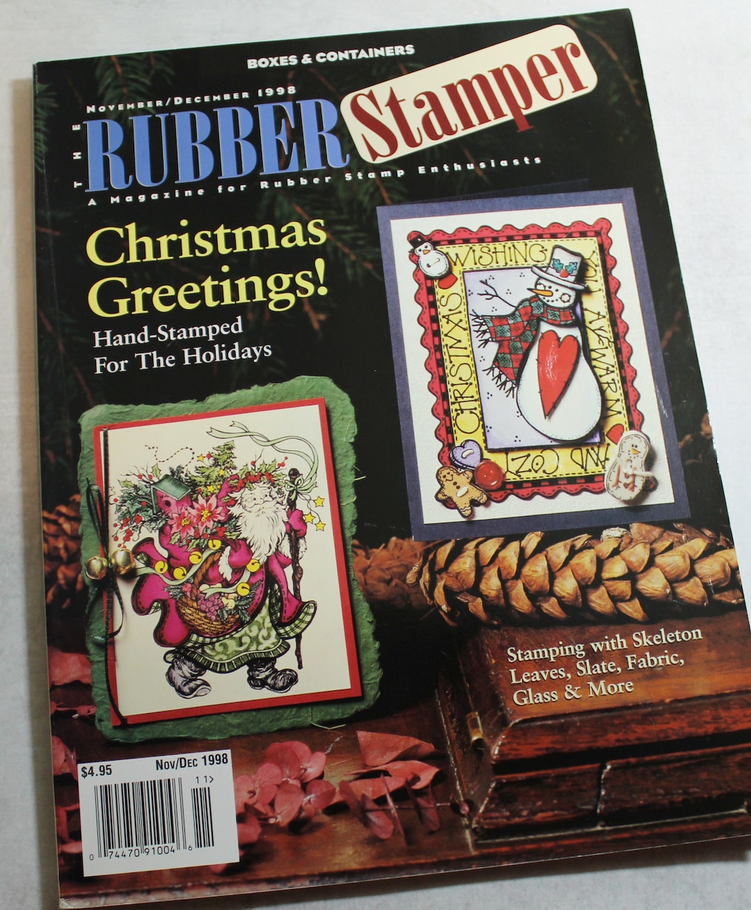 The Rubber Stamper Magazine - November/december 1998, Christmas ...