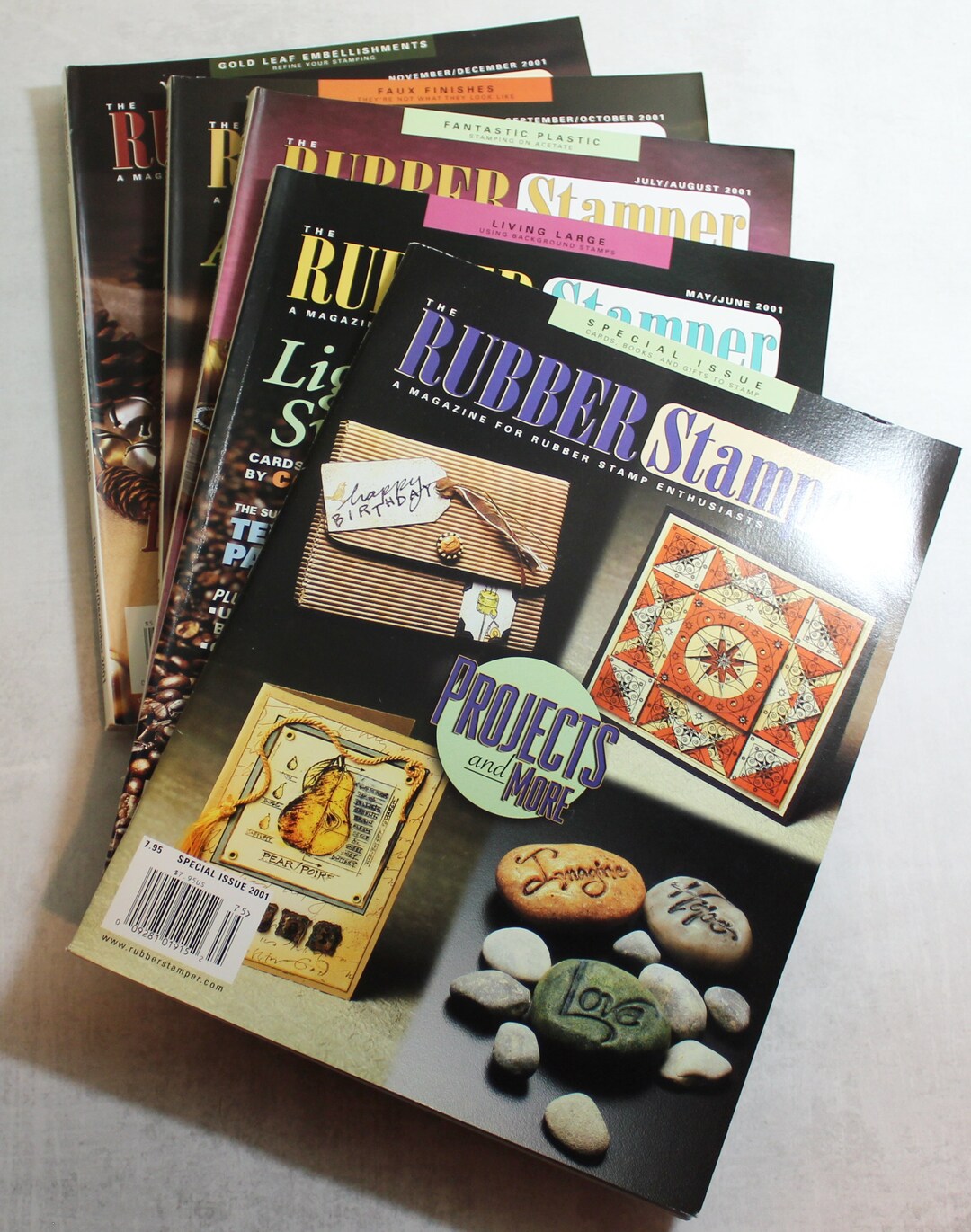 The Rubber Stamper Magazine Lot - 2001 - Special Issue 2001, May/june ...