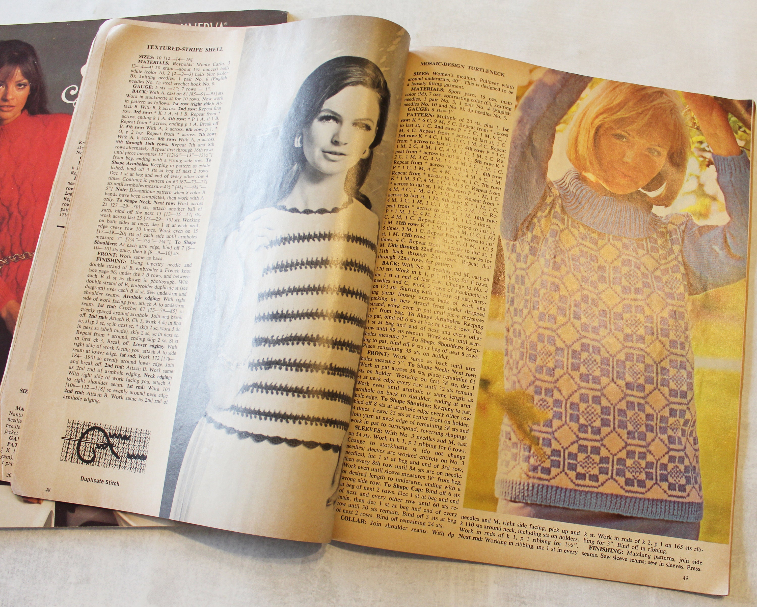 Vintage Knit & Crochet Pattern Books - Woman's Day 101 Sweaters You Can ...