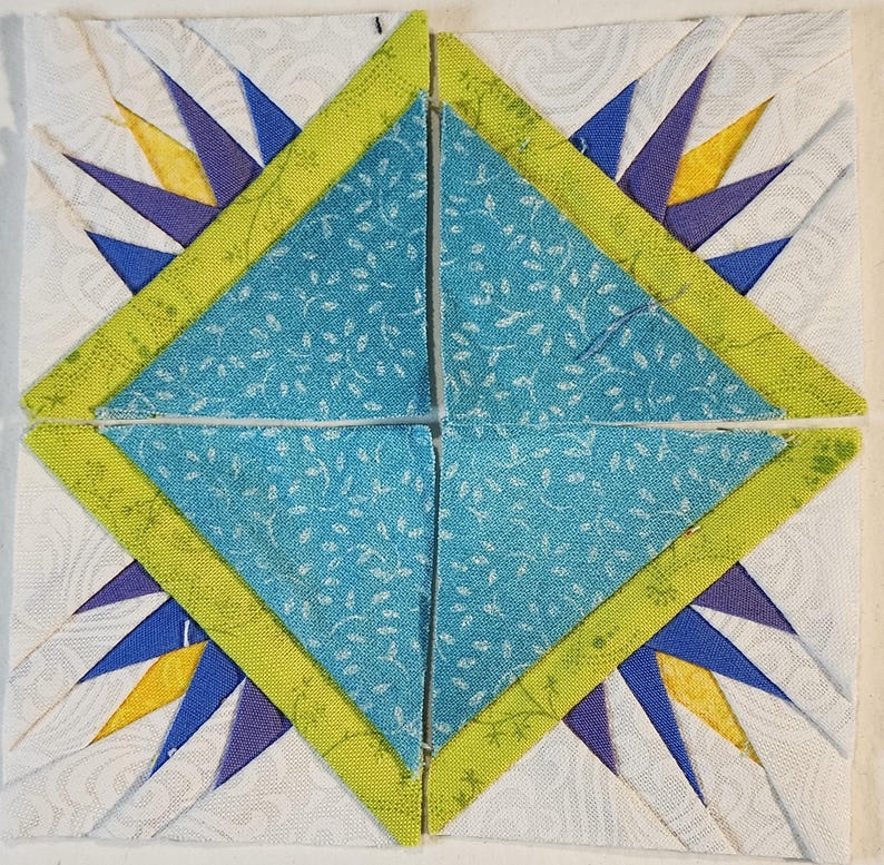 118 #miniature Quilt Block for Paper Piecing - Etsy