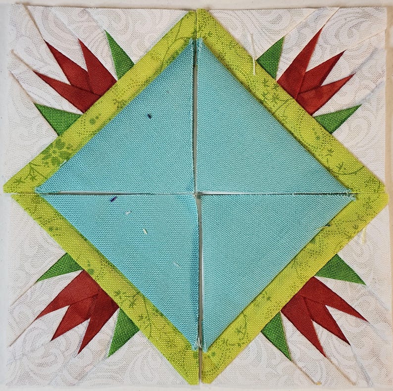 118 #miniature Quilt Block for Paper Piecing - Etsy