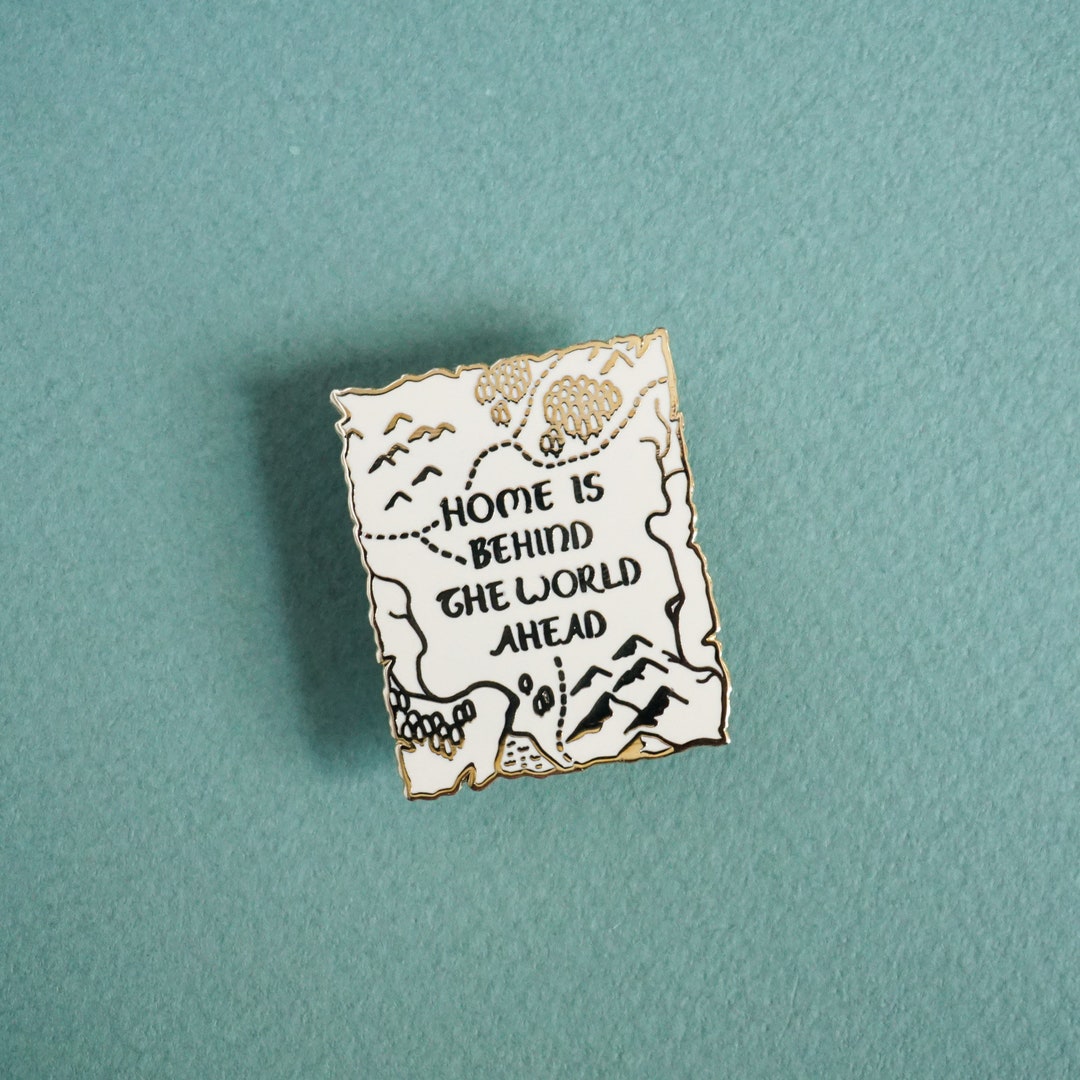 Home is Behind Enamel Pin - Etsy