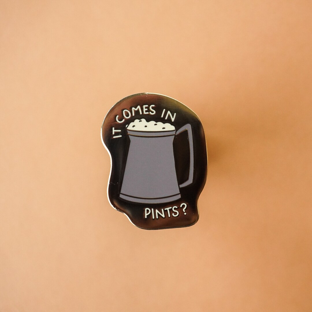 Pints Enamel Pin - Etsy