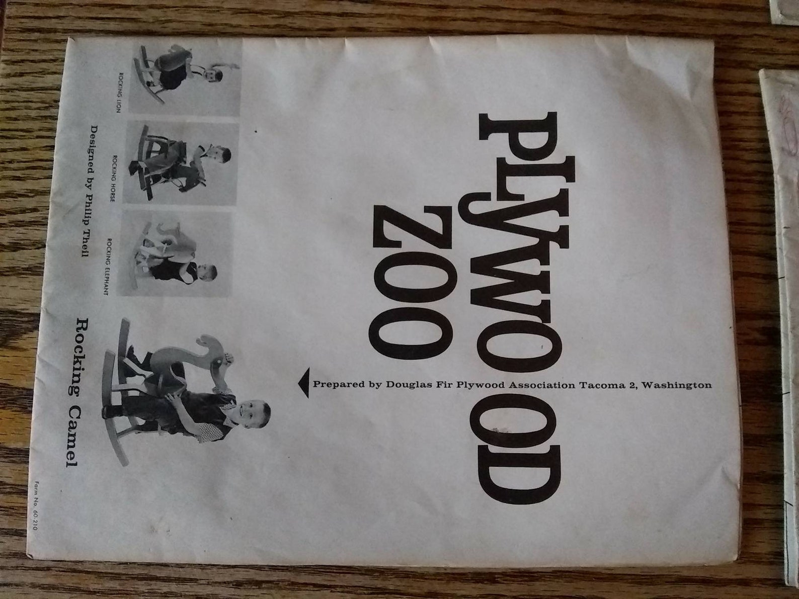 Vintage Plywood Rocking Camel Pattern and Directions Plywood - Etsy