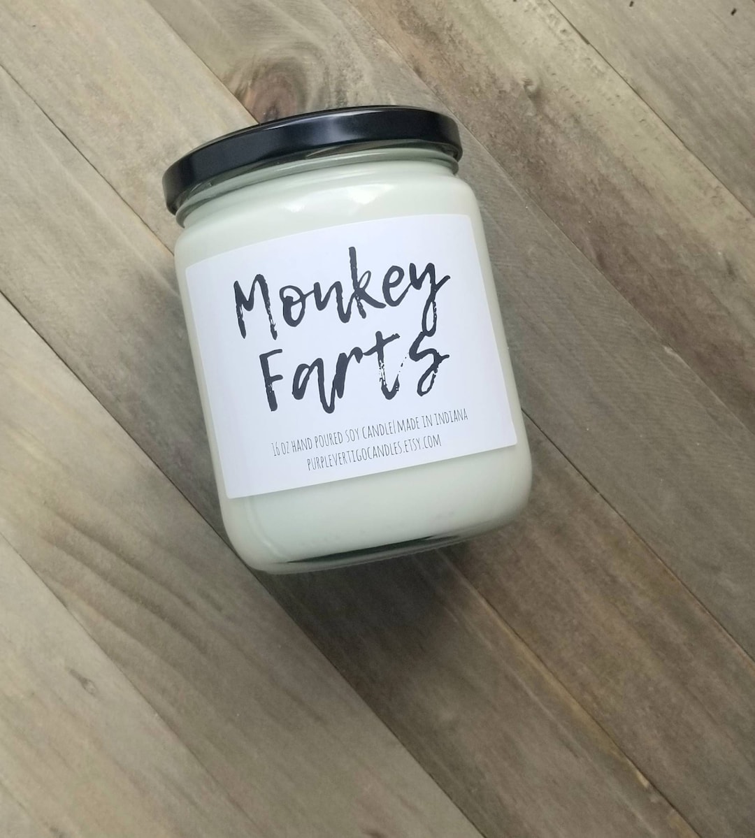 Monkey Farts Candle, Fruit Scent, Gift for Mom, Vegan Gifts, Soy Candle ...