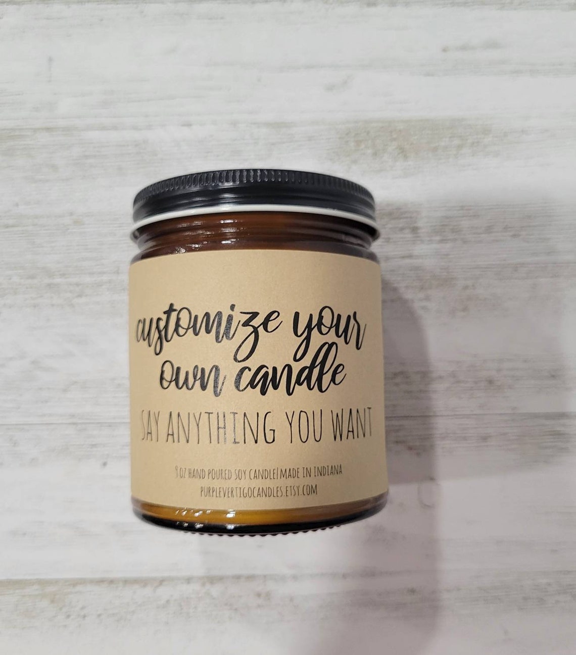 Design Your Own Candle Label, Custom Candle, Personalized Candle ...
