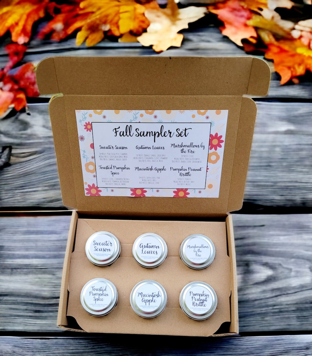 Fall Sampler Candle Set, Fall Candles, Sampler Set, Candle Samples ...