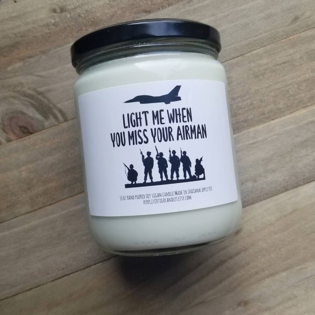 Military Deployment Gift, Air Force Deployment, Funny Candle, Deployed ...