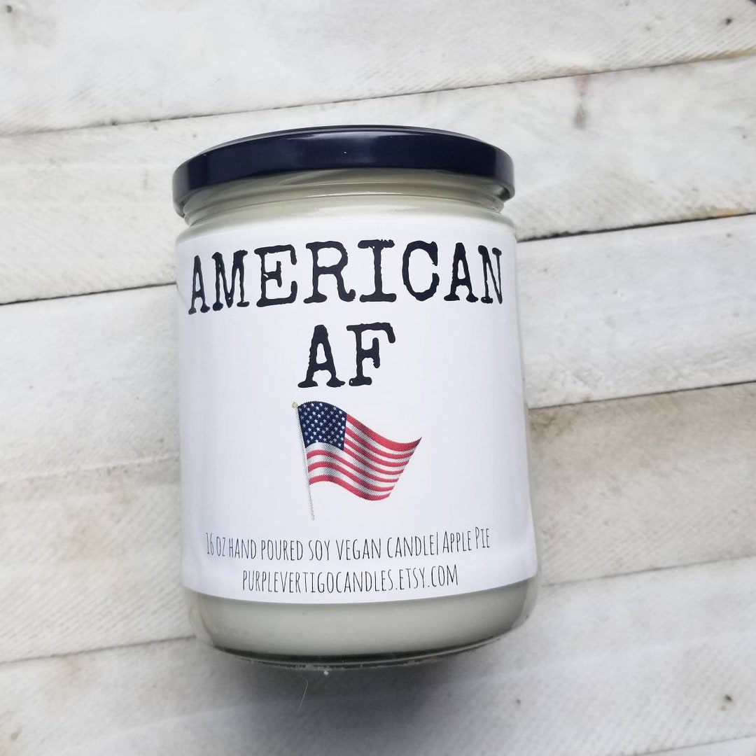 American AF Candle, Patriotic, Military Gift, Patriotic Gift, Fourth of ...