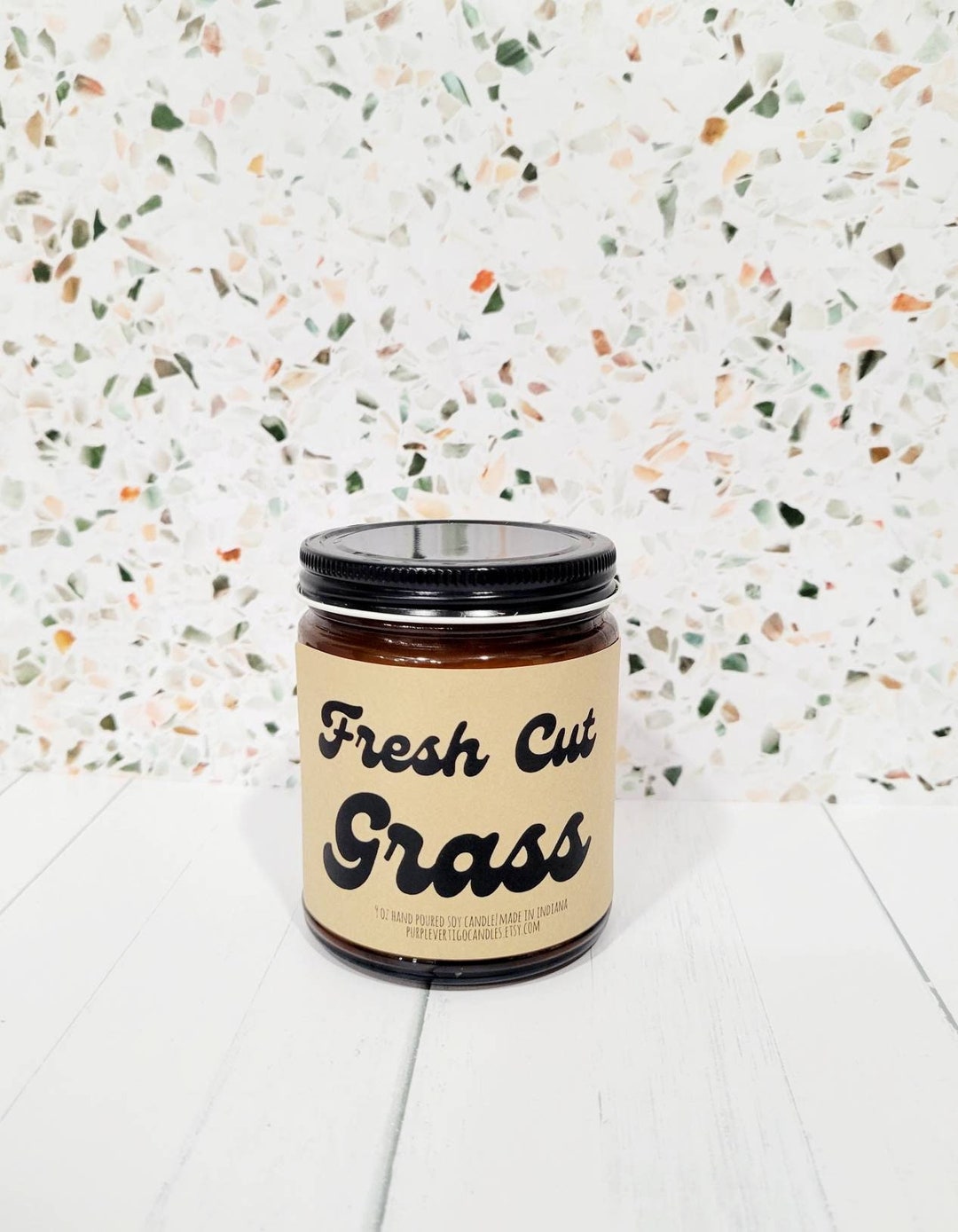 Fresh Cut Grass Candle, Grass Candle, Fathers Day Candle, Gift for Dad ...
