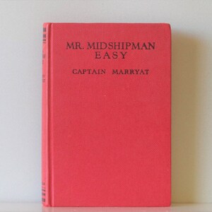 Vintage Hardcover Mr. Midshipman Easy by Captain Marryat Full Color ...
