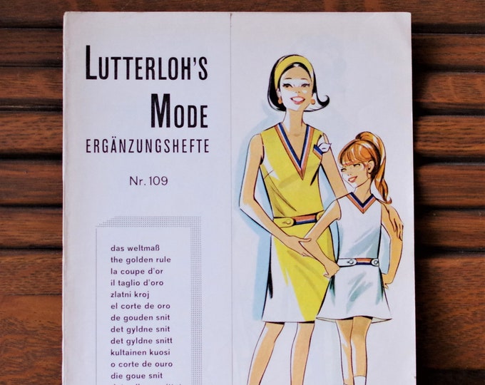 50 Vintage Sewing Patterns, Lutterloh's Mode No. 109 Summer 1968 ...