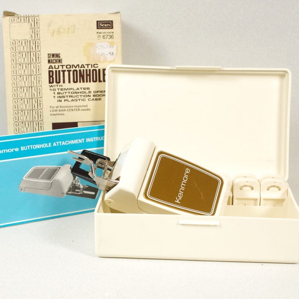 Kenmore Buttonhole - Etsy