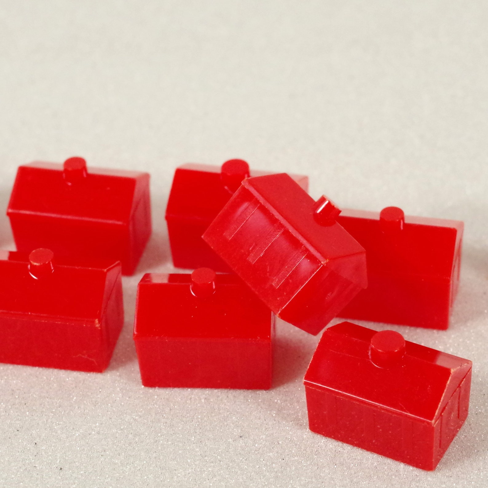 Full Set of Vintage Monopoly Houses and Hotels, Replacement Monopoly 32 ...