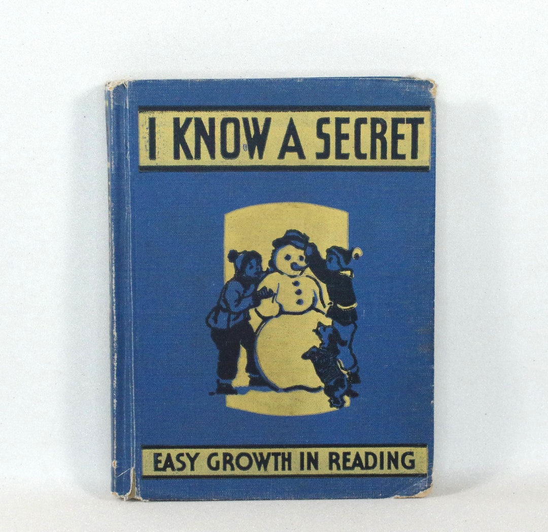 Vintage School Reader, I Know A Secret by John C. Winston Co. 1946 Easy ...