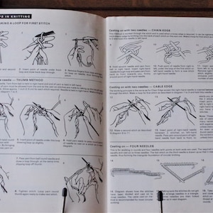 Vintage Patons Woolcraft Basic Guide to Knitting and Crochet Beehive ...