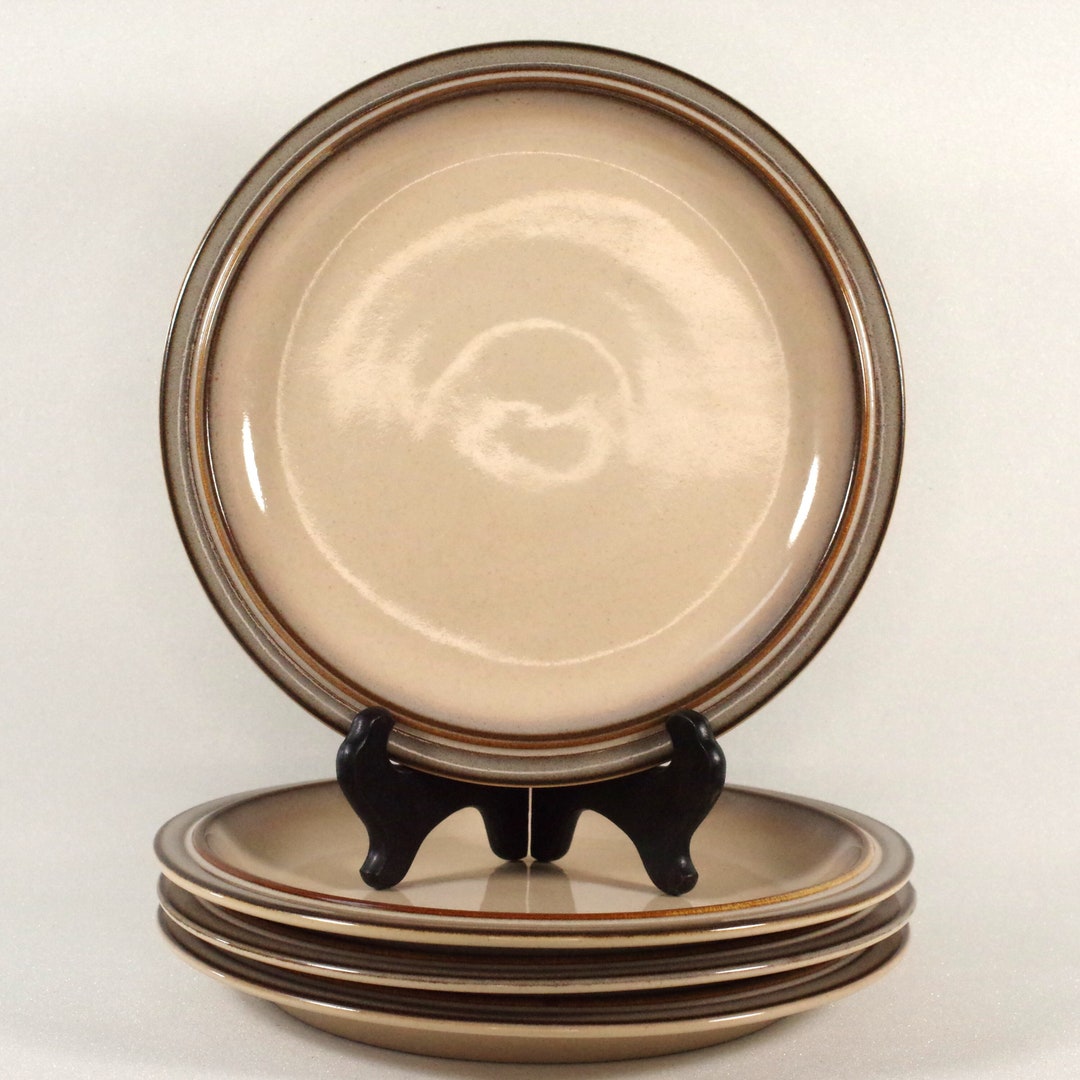 Vintage Denby England Dinner Plate "sonnet" Pattern, Speckled Tan With ...