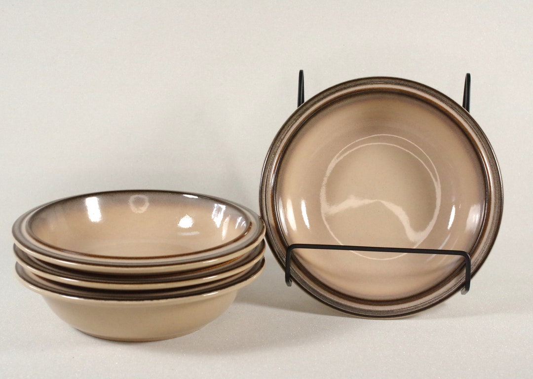 Vintage Denby England Set of 4 Rimmed 7 1/2 Soup Bowls sonnet Pattern ...