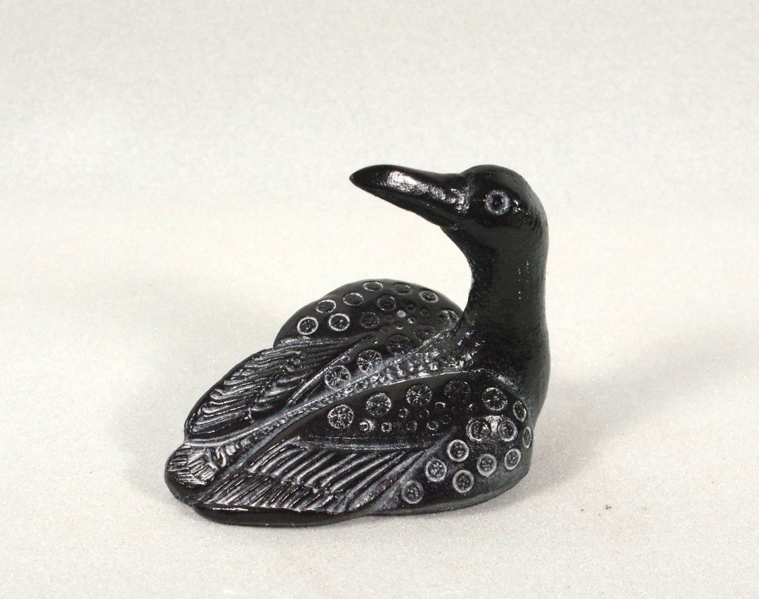 Vintage Aardik Collection Loon Figurine by Aardvark Canada Indigenous ...
