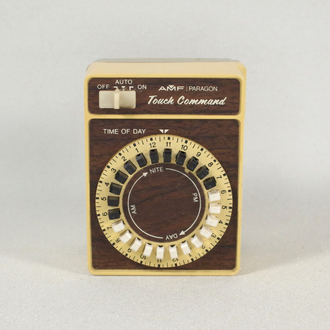 Vintage AMF Paragon Touch Command Model PPW1-00, Clock Operated 24 Hour ...