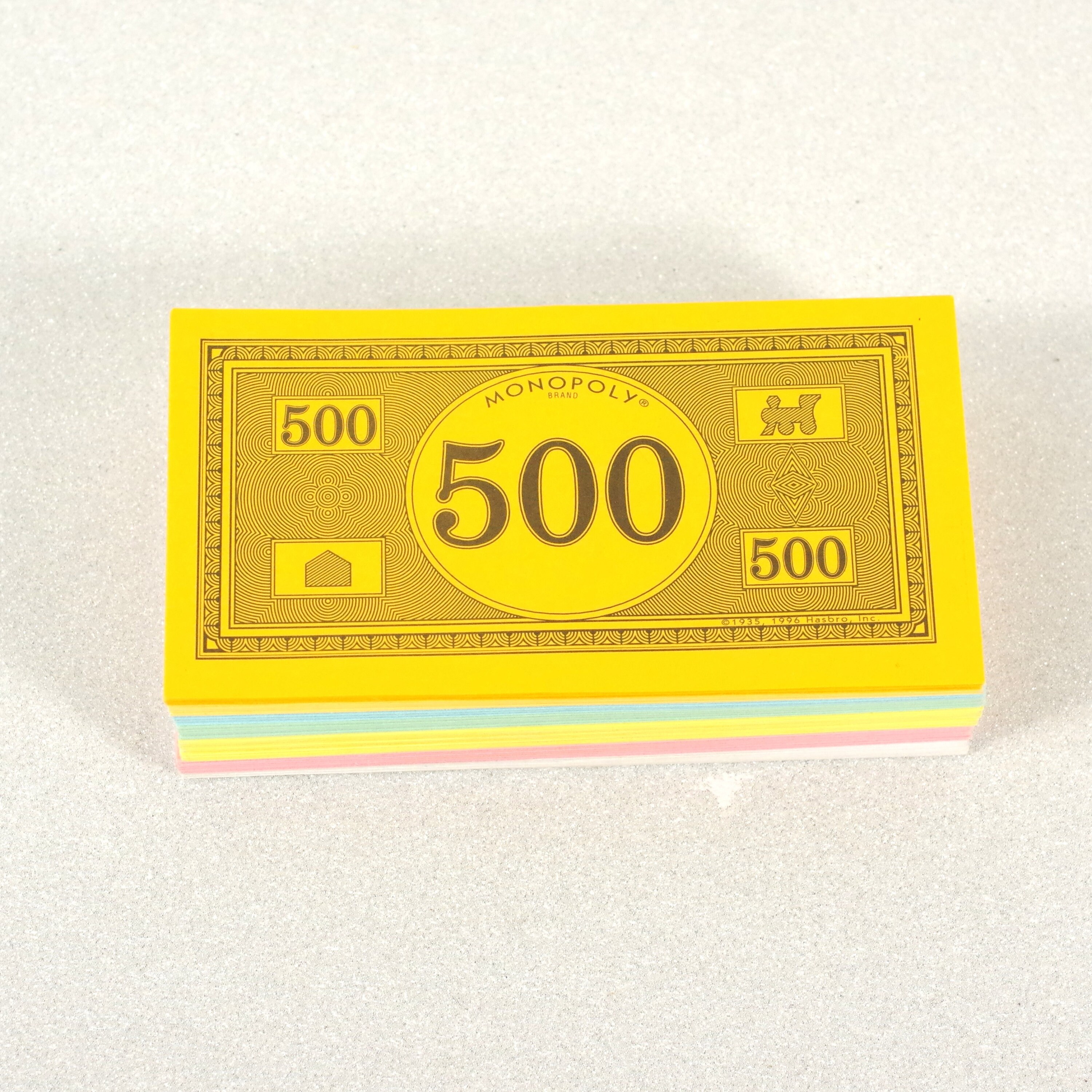 Full Set of Vintage Monopoly Replacement Paper Money, Game Pieces Parts ...