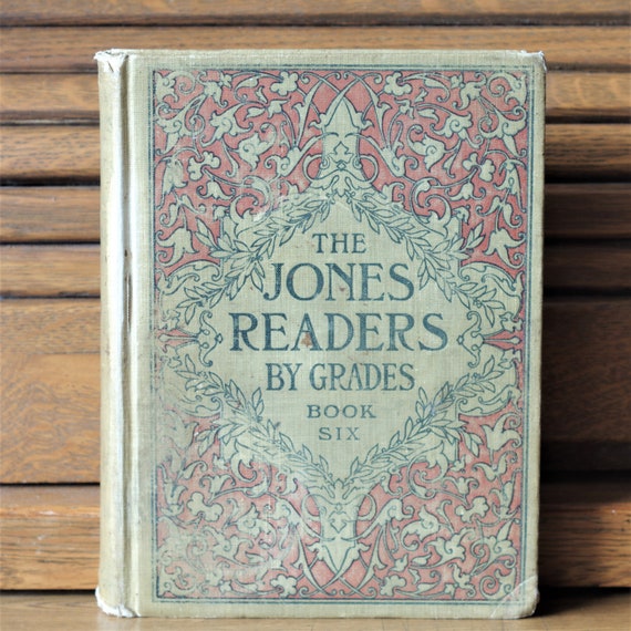 Antique School Reader the Jones Readers by Grades Book - Etsy
