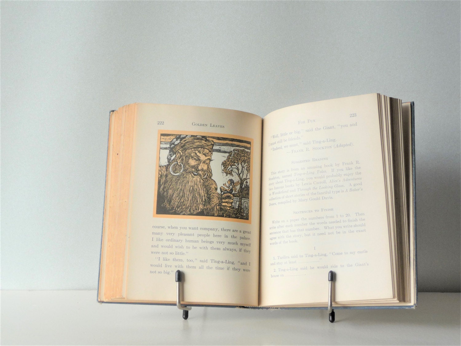 Vintage School Textbook the Work-play Books Golden Leaves Level 6 ...