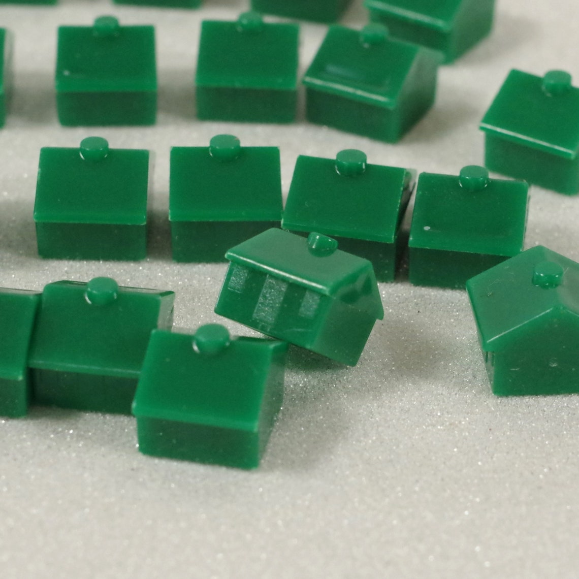 Full Set of Vintage Monopoly Houses and Hotels, Replacement Monopoly 32 ...