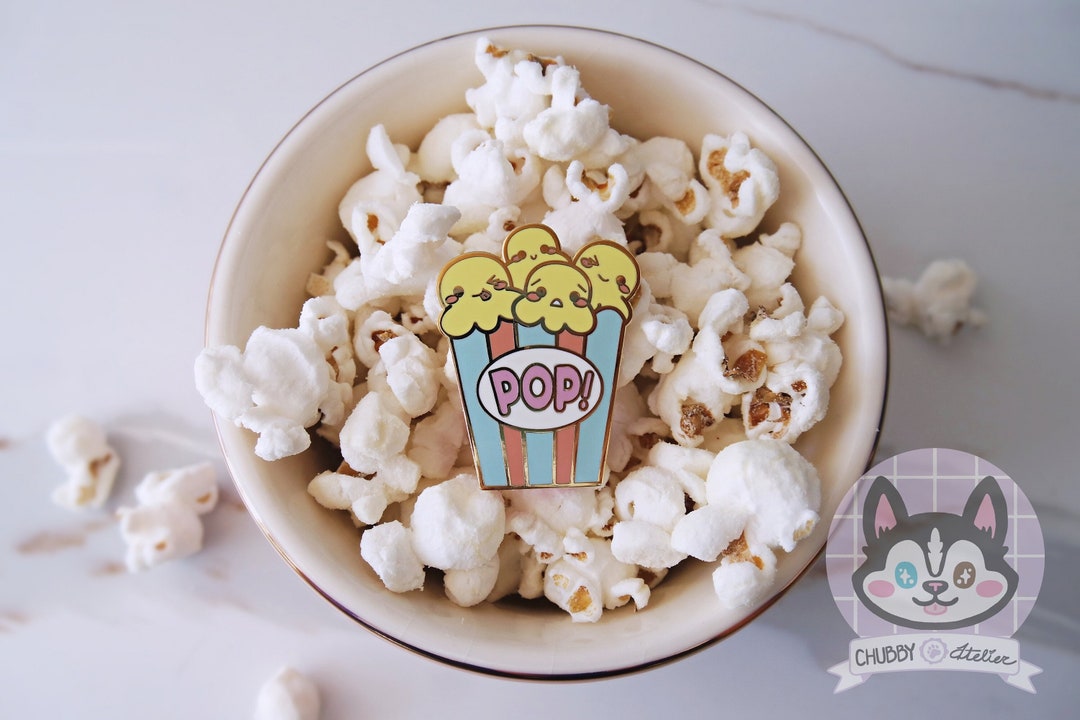 POP! Popcorn Pin Pastel Cute Movie Lover Gift - Etsy