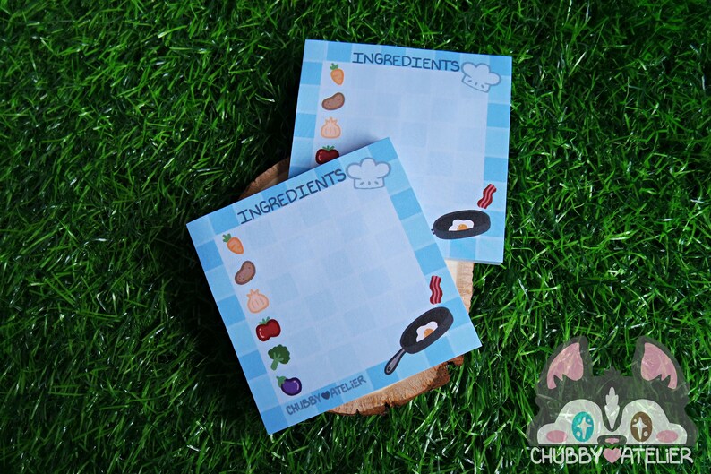 Sticky Memo Note Pad Coffee to Do List Shopping Ingredients Grocery ...