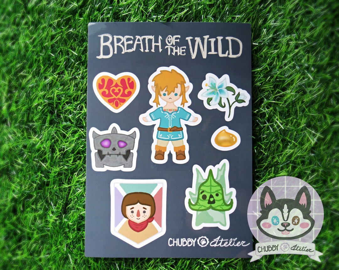 BOTW Sticker Sheet Zelda Korok Inspired Fan Art - Etsy