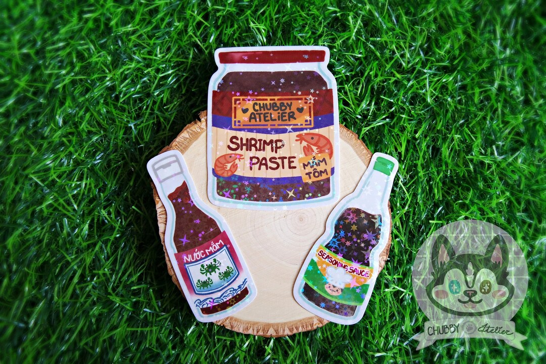 Asian Condiments Vietnamese Fish Sauce Soy Sauce Shrimp Paste Cute Star ...