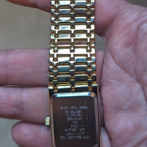 Working Vintage Embassy by Gruen Gold Tone Unisex Watch With Black Face ...