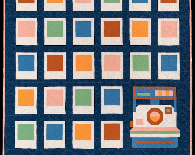Snap Happy Quilt Pattern by Pen and Paper Patterns - Polaroid Camera ...