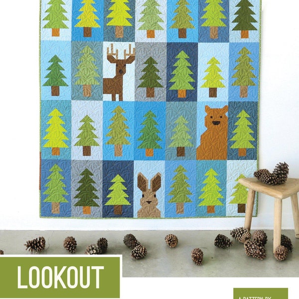 Forest Quilt Pattern - Etsy