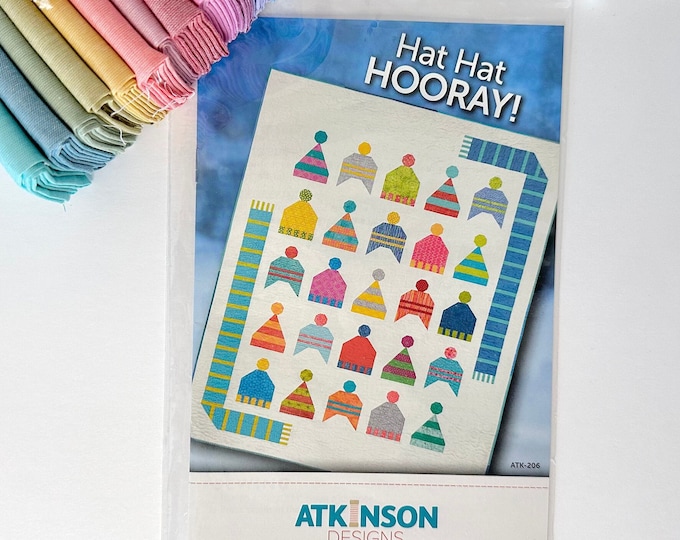 Hat Hat Hooray Quilt Pattern by Atkinson Designs - Winter Quilt Pattern ...