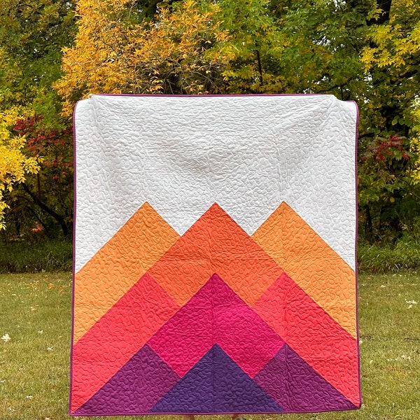 Sunset Quilt Pattern - Etsy