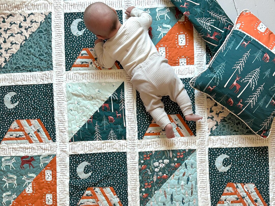 Moonlit Camp Quilt Kit From Campsite by Art Gallery Fabrics - Etsy