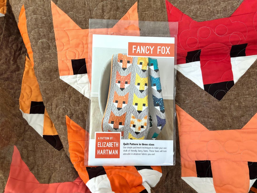 Fancy Fox Quilt Pattern by Elizabeth Hartman - Etsy