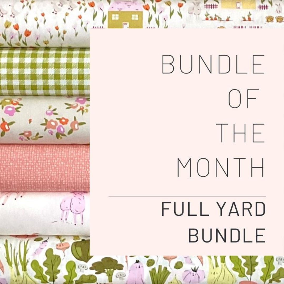 Full Yard Fabric Bundle of the Month Subscription Box - Quilter Gift ...