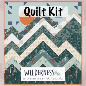 Wilderness Quilt Kit in Campsite by Art Gallery Fabrics - Etsy