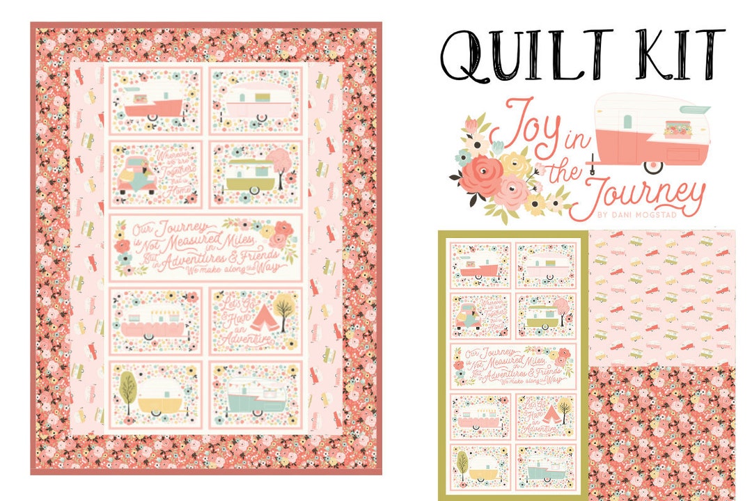 Joy in the Journey Panel Quilt Kit by Riley Blake Retro - Etsy