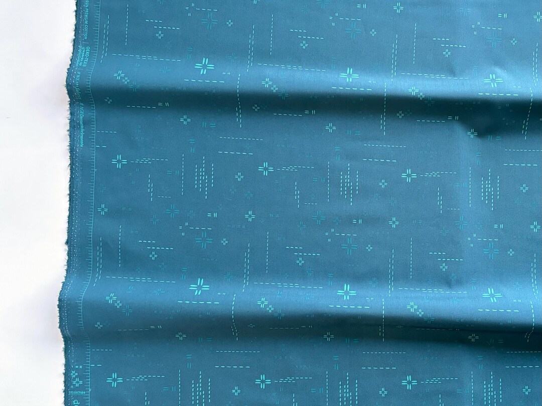 Abyss, Decostitch by Art Gallery Fabrics | Blue Blender Quilt Fabric - Etsy