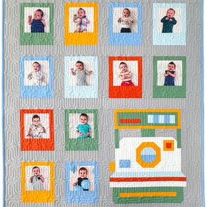 Snap Happy Quilt Pattern by Pen and Paper Patterns - Polaroid Camera ...