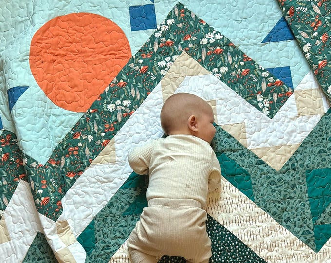 Wilderness Quilt Kit in Campsite by Art Gallery Fabrics - Etsy