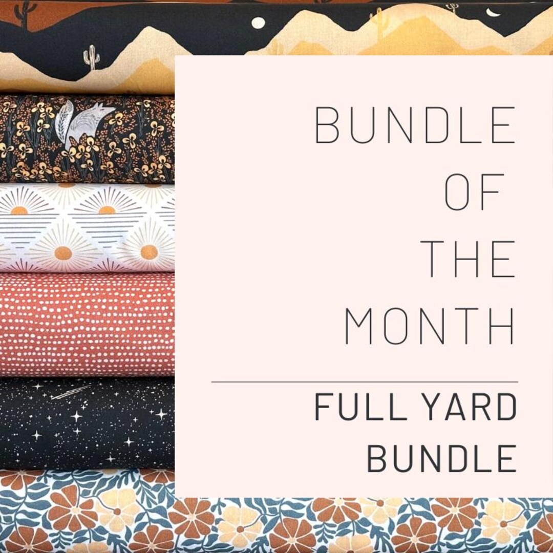 Full Yard Fabric Bundle of the Month Subscription Box - Fabric Stash ...