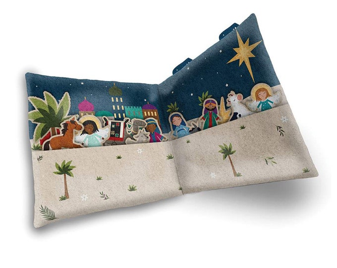 Silent Night Nativity Felt Panel by Jennifer Long of Bee Sew Inspired ...