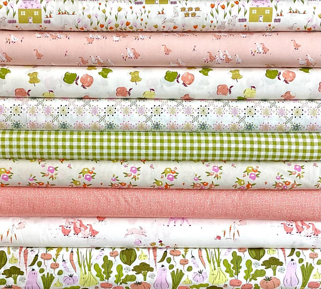Cottage Grove Fabric Bundle by Art Gallery Fabrics - Summer Gardening ...